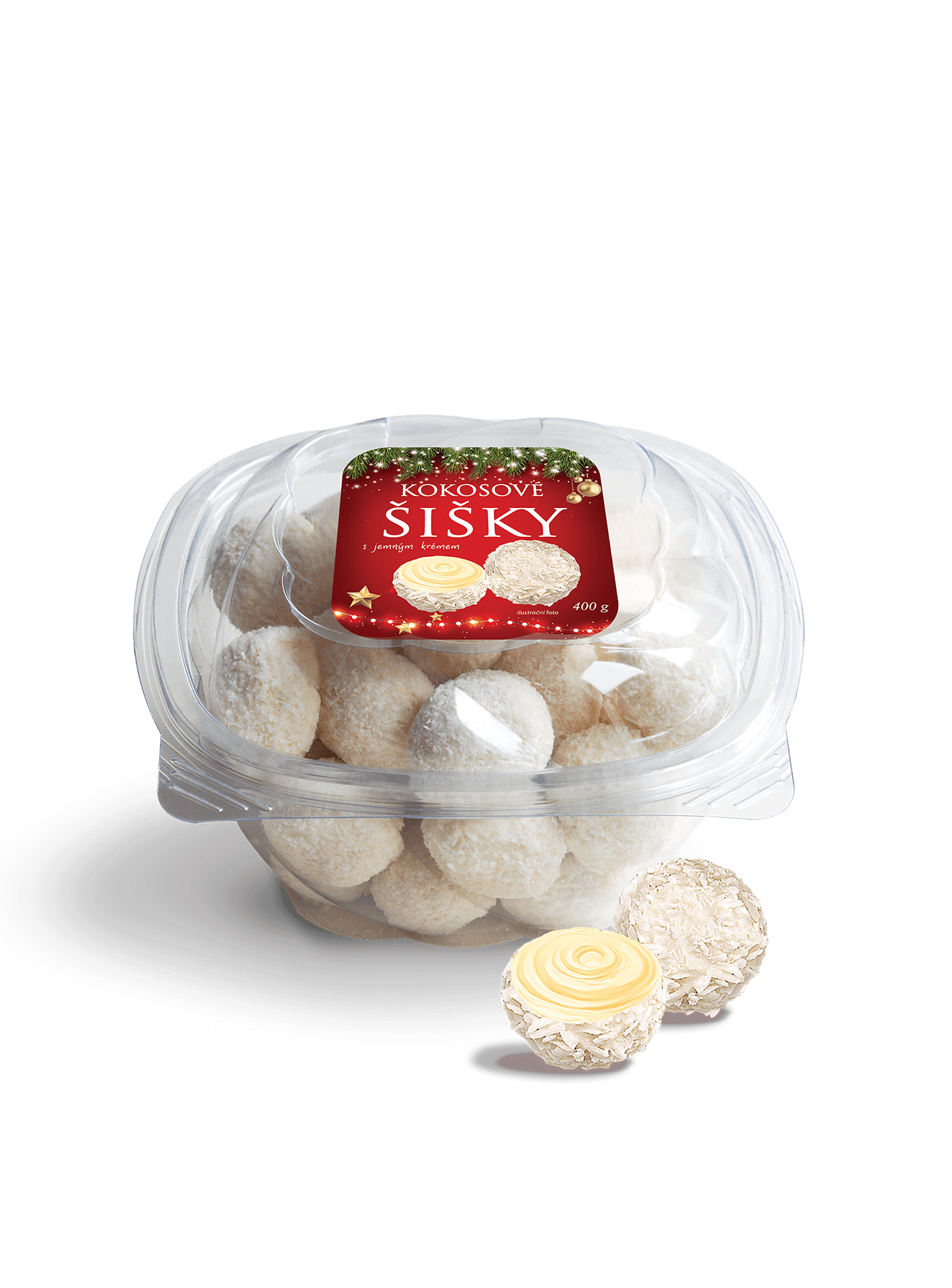 Kokosové šišky - Vánoční Pečivo